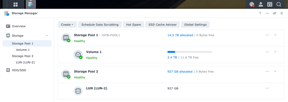Use NVME SSD as storage volume instead of cache in DS920+